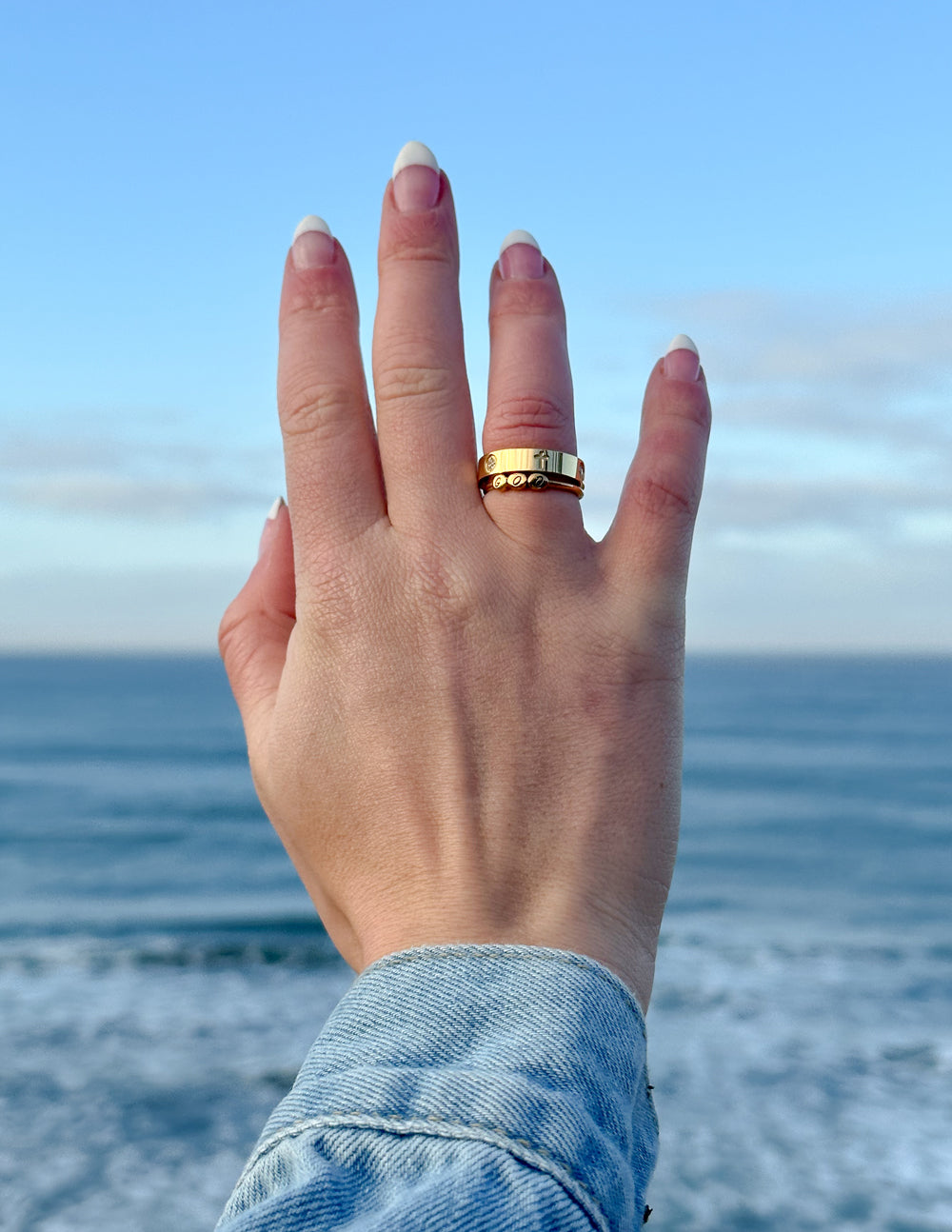 God Letter Ring | Christian Rings | Christian Gifts | Elevated Faith