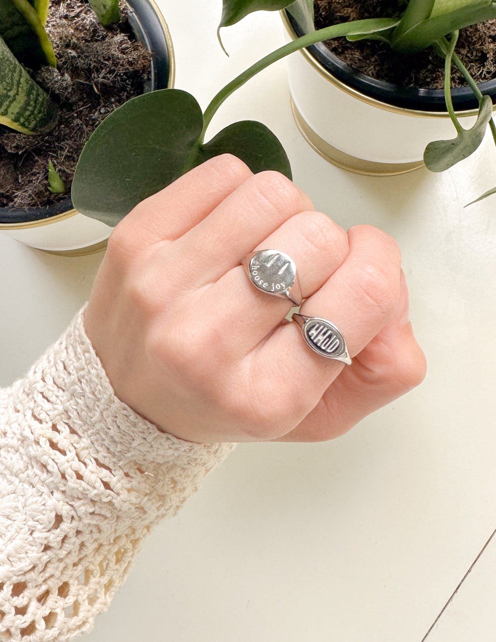 Silver WWJD Ring | Christian Rings | Elevated Faith
