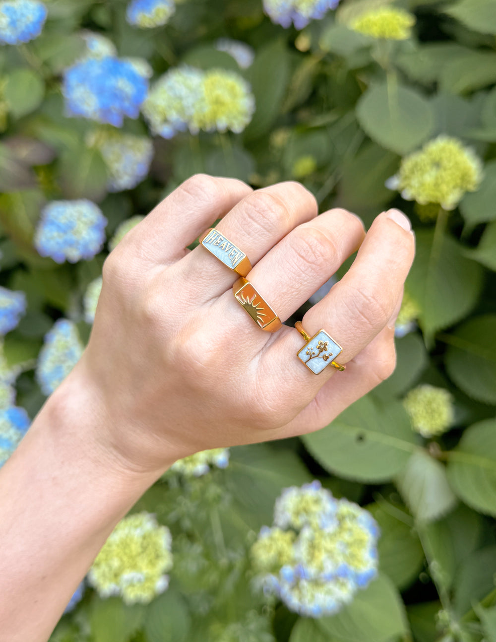 Sunrise Rectangular Signet Ring | Jewelry | Elevated Faith