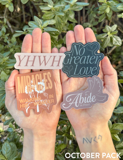 Elevated Faith Sticker Club | Aufkleber-Abonnement | Erhöhter Glaube