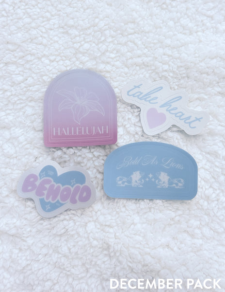 Elevated Faith Sticker Club | 12 Month Subscription | Elevated Faith