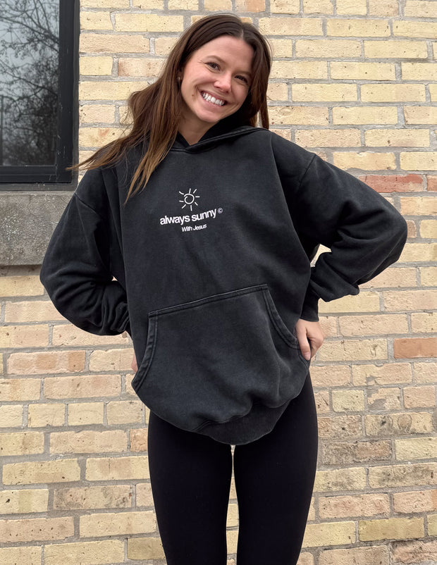 Always Sunny With Jesus Unisex Hoodie | Elevated Faith