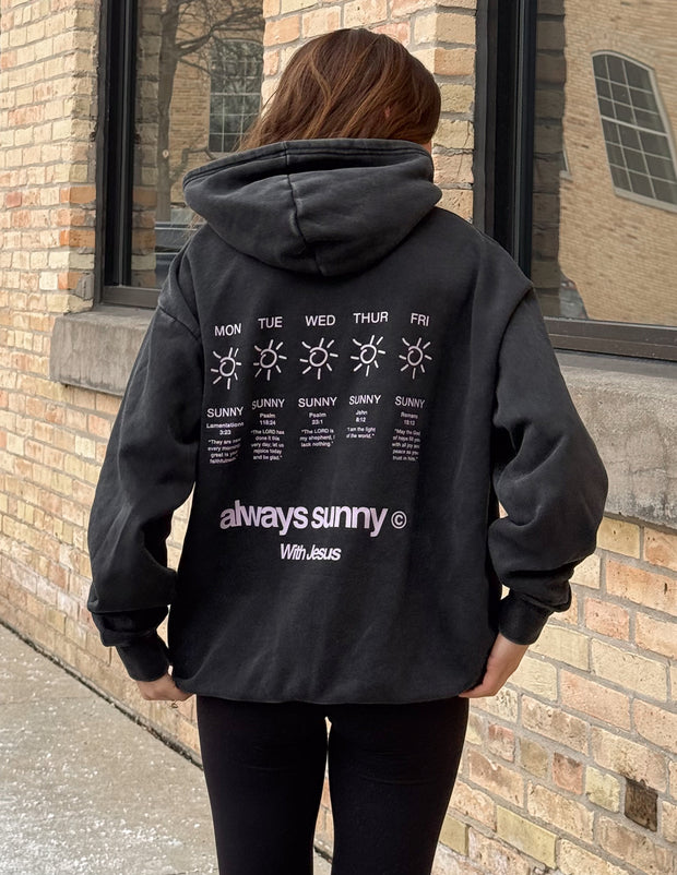 Always Sunny With Jesus Unisex Hoodie | Elevated Faith
