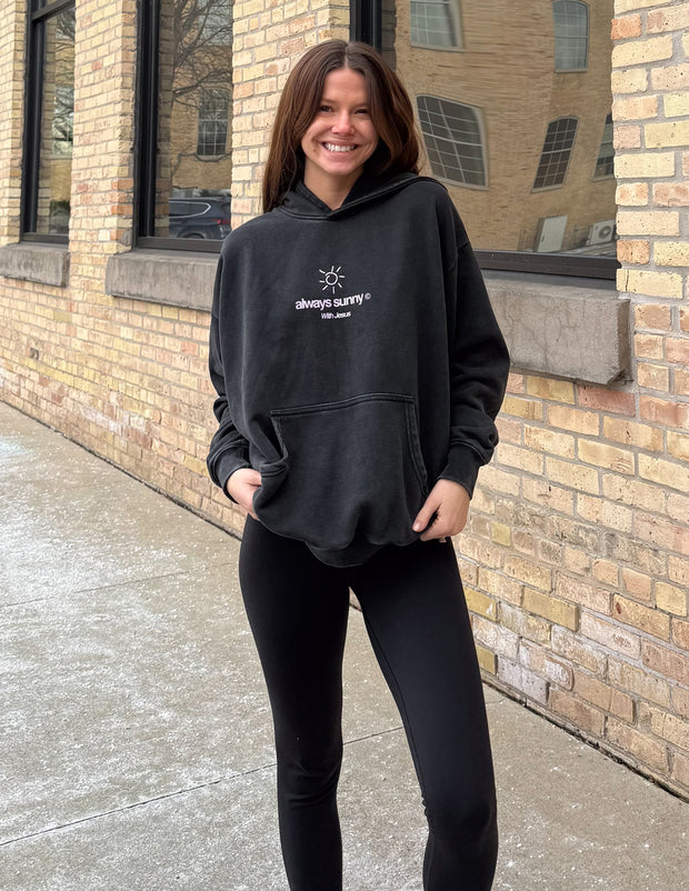 Always Sunny With Jesus Unisex Hoodie | Elevated Faith