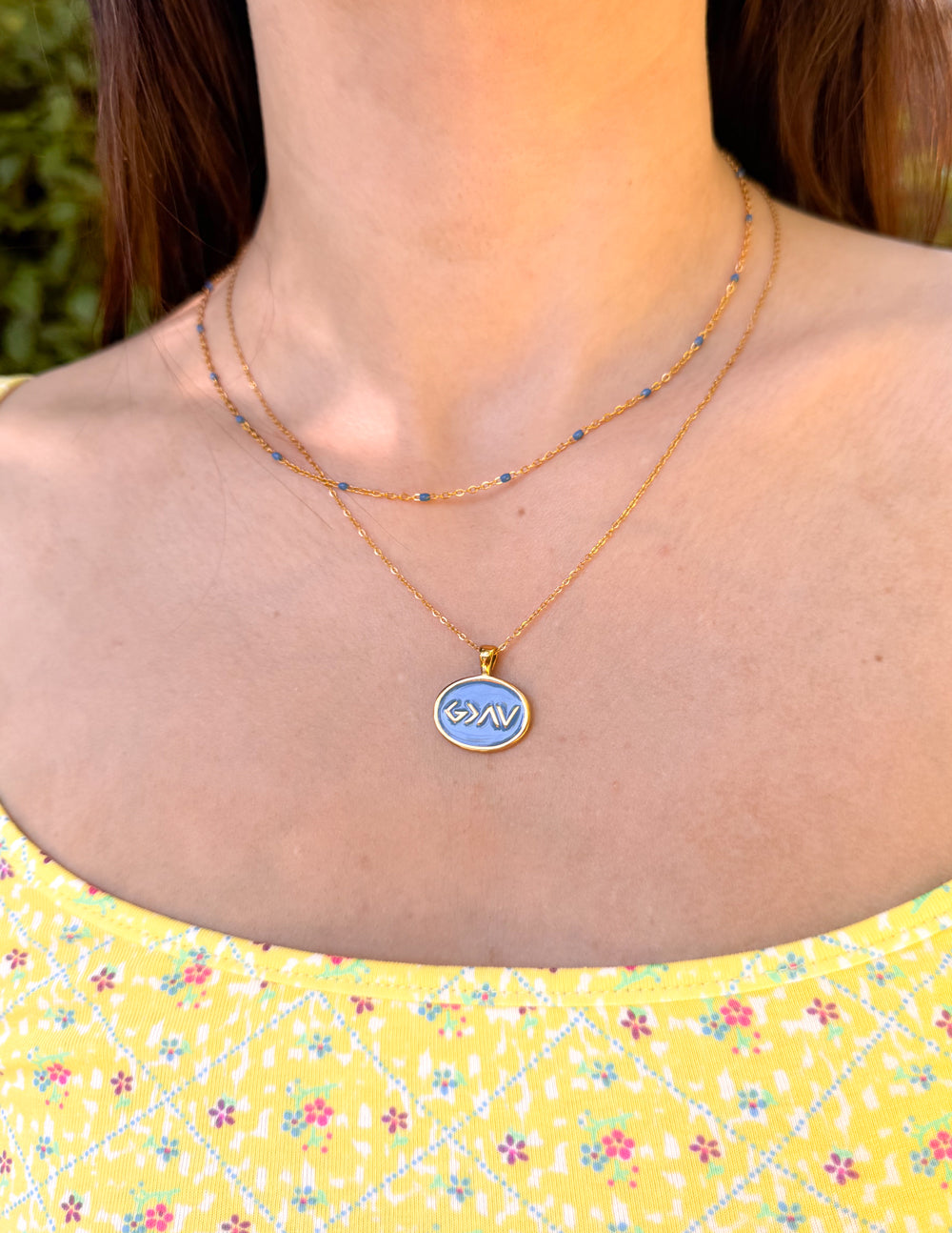 Blue Highs and Lows Necklace Set | Christian Jewelry | Elevated Faith