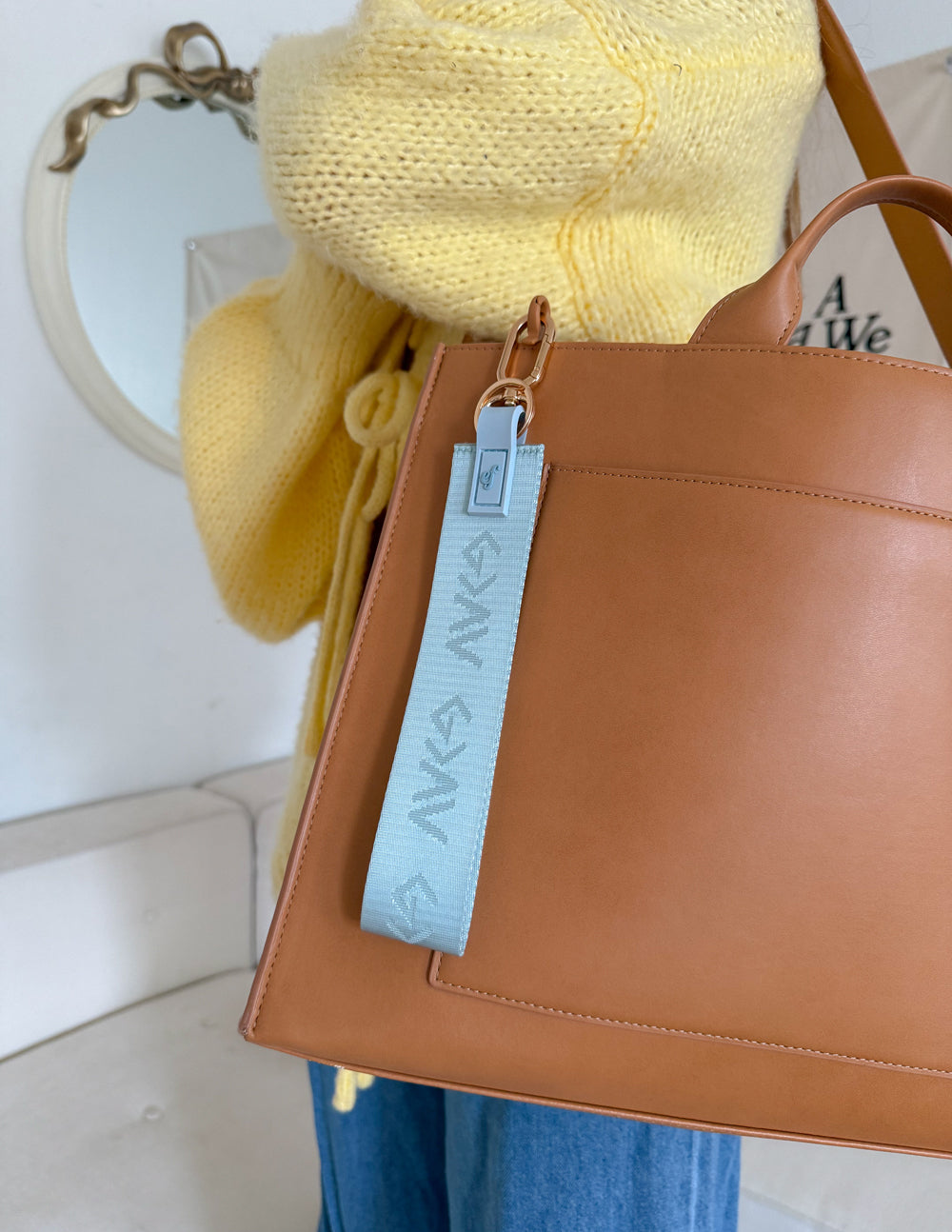 Blue Oversized Highs and Lows Keychain | Elevated Faith