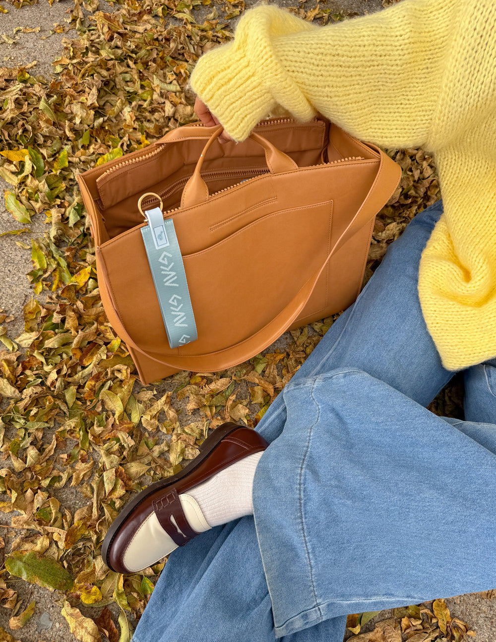 Blue Oversized Highs and Lows Keychain | Elevated Faith