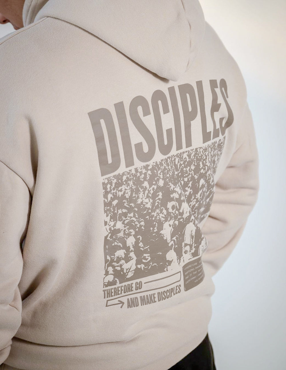 Disciples Tan Unisex Hoodie | Christian Sweatshirt | Elevated Faith
