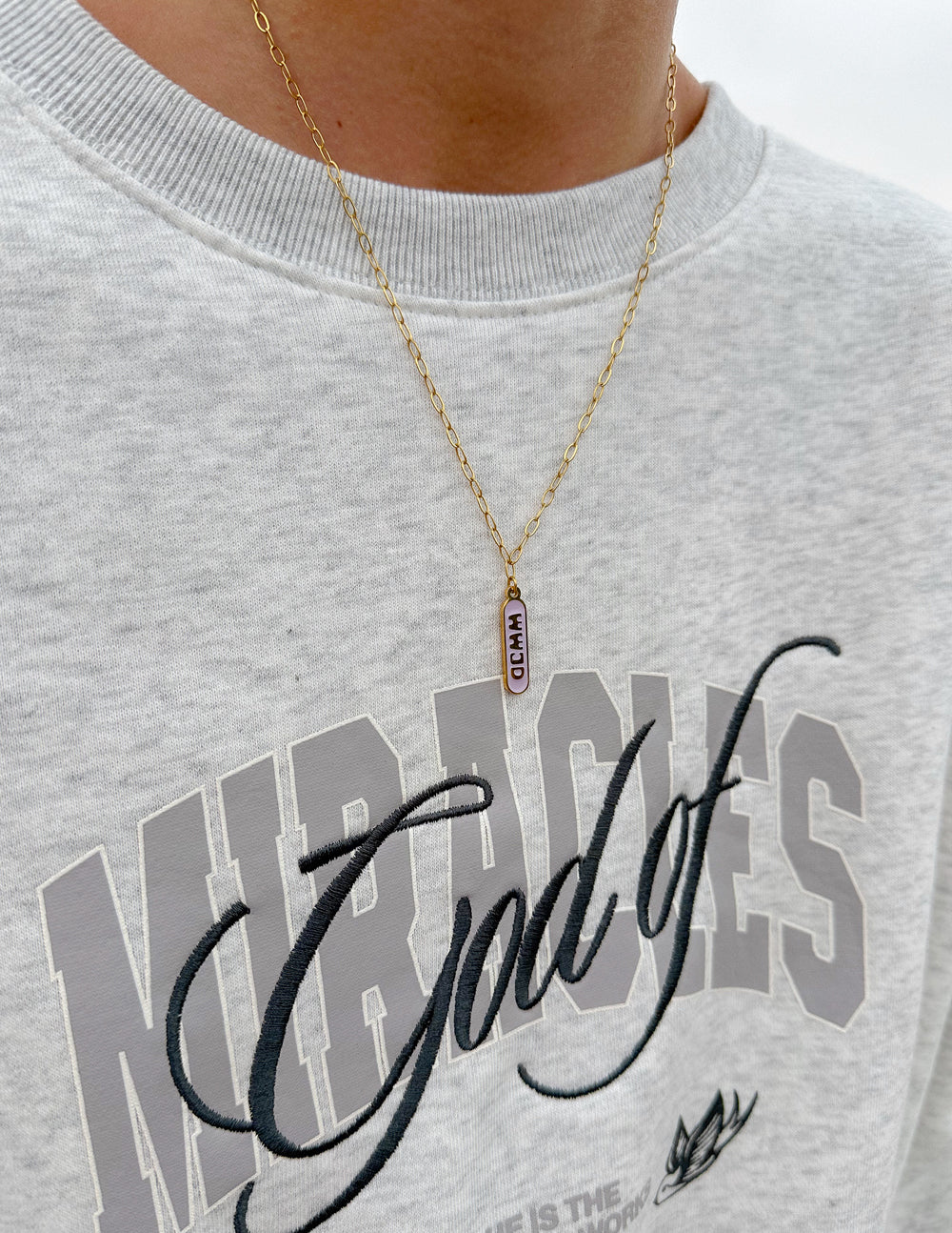 Enamel WWJD Necklace | Christian Jewelry | Elevated Faith