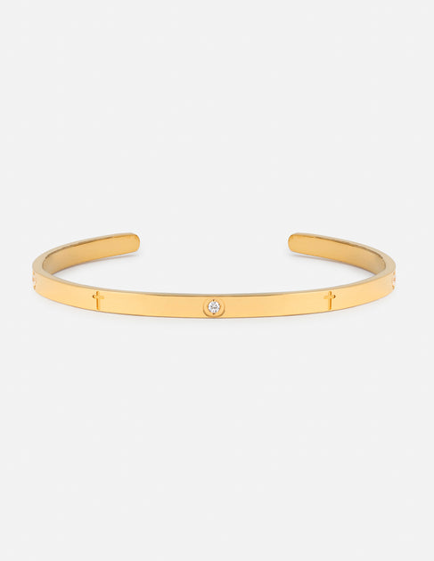 Eternity Gem Cuff Bracelet | Christian Jewelry | Elevated Faith