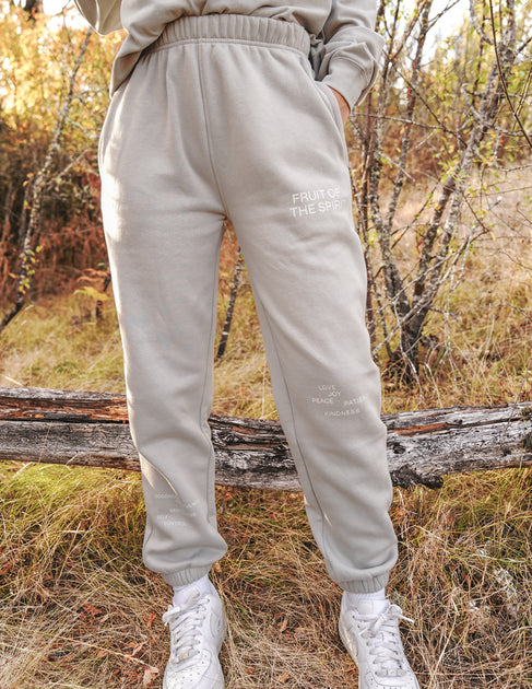 Fruit of the Spirit Grey Unisex Sweatpant | Christian Apparel | Elevated Faith