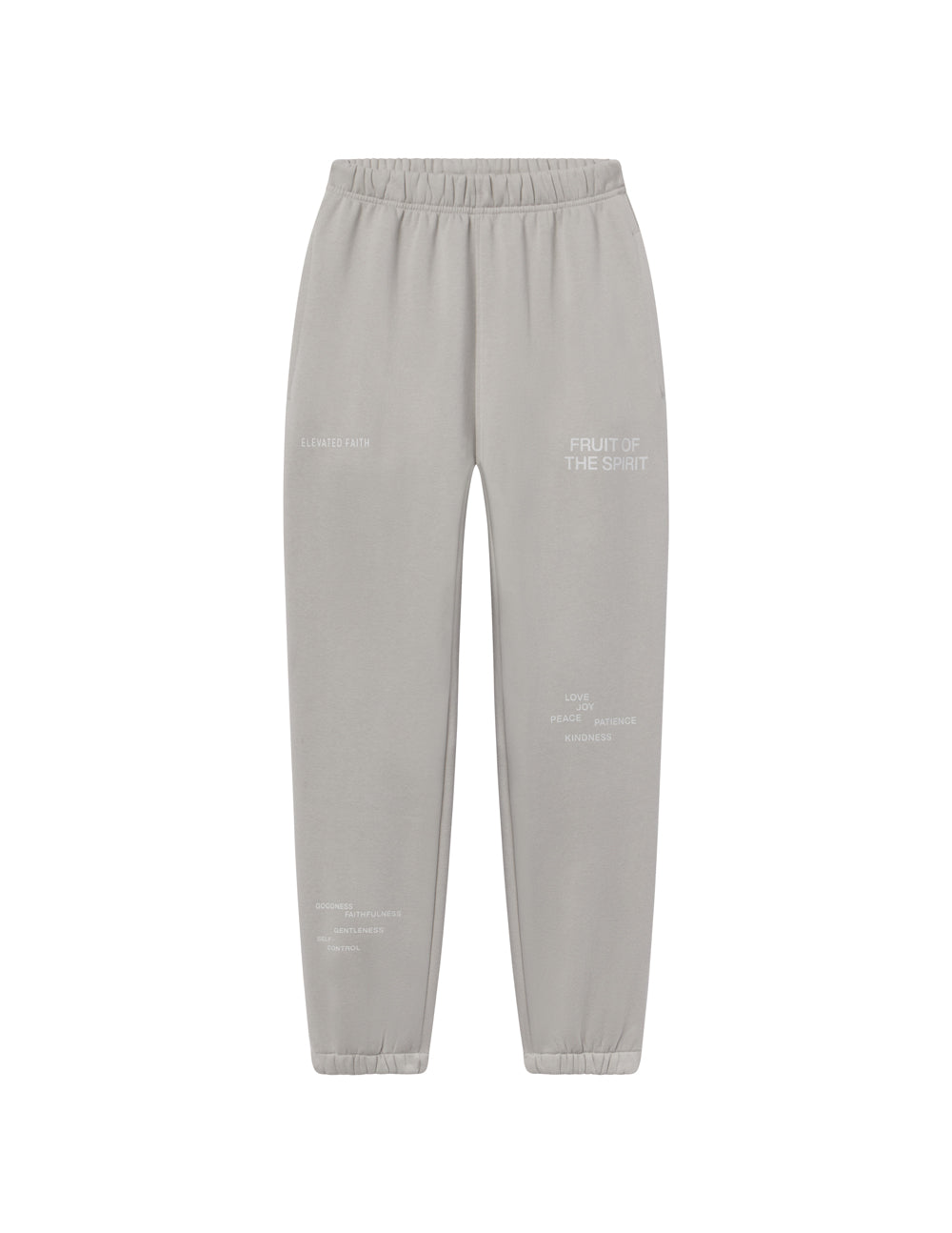 Fruit of the Spirit Grey Unisex Sweatpant | Christian Apparel | Elevated Faith