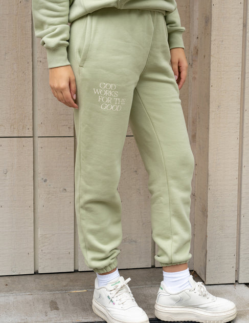 God Works for the Good Sweatpant | Christian Apparel | Elevated Faith