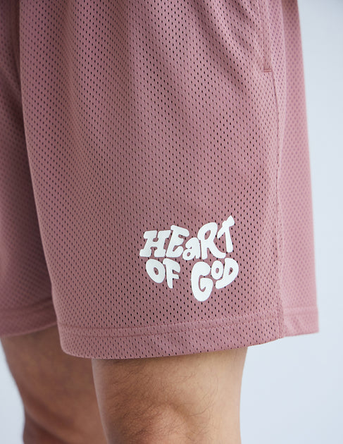 Heart of God Unisex Mesh Short | Christian Apparel | Elevated Faith