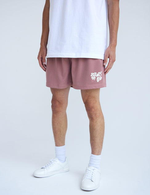 Heart of God Unisex Mesh Short | Christian Apparel | Elevated Faith