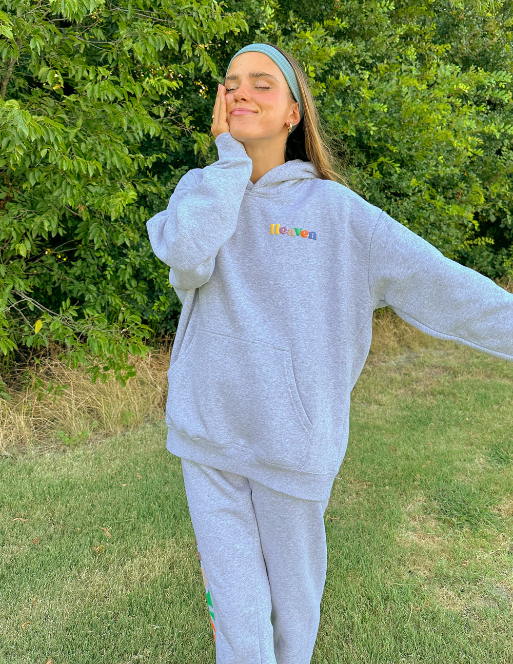 Heaven Heather Grey Unisex Sweatpant | Elevated Faith