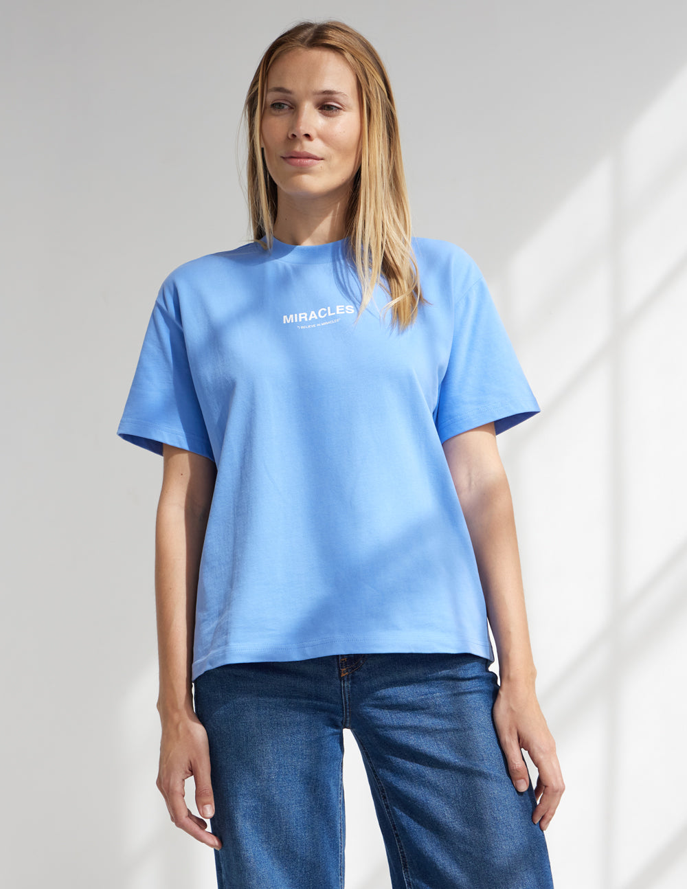 Miracles Blue Unisex Tee | Christian T-Shirts | Elevated Faith