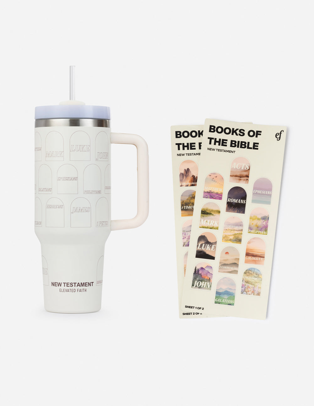NT Bible Checklist 40 oz Tumbler | Elevated Faith