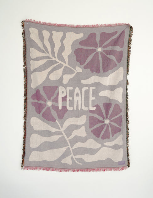 Peace Throw Blanket | Christian Home Decor | Elevated Faith