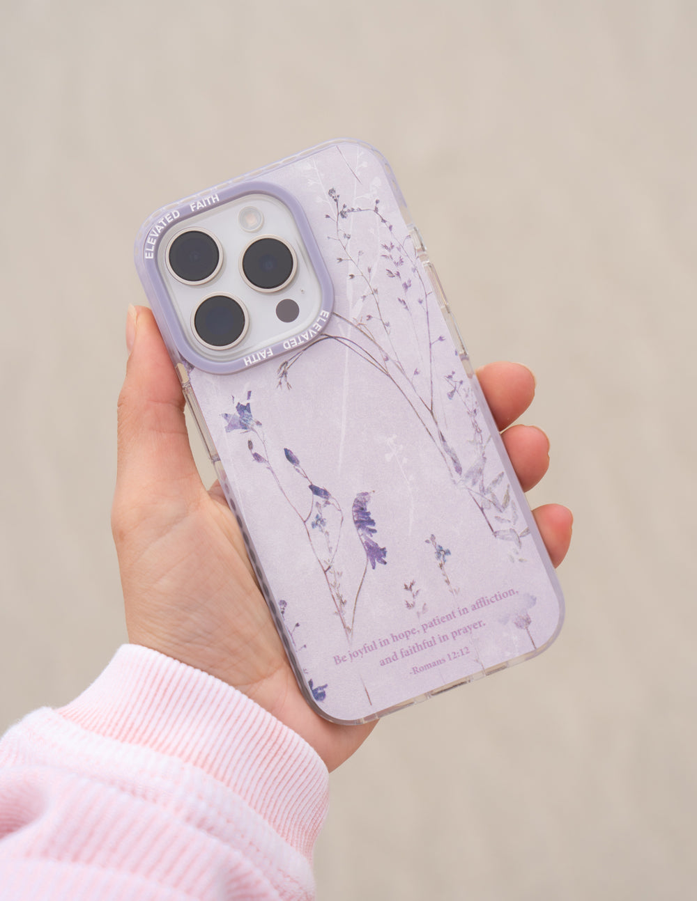 Romans 12:12 Phone Case | Christian Phone Cases | Elevated Faith