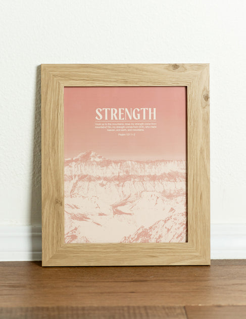 Strength Print | Home Decor | Elevated Faith