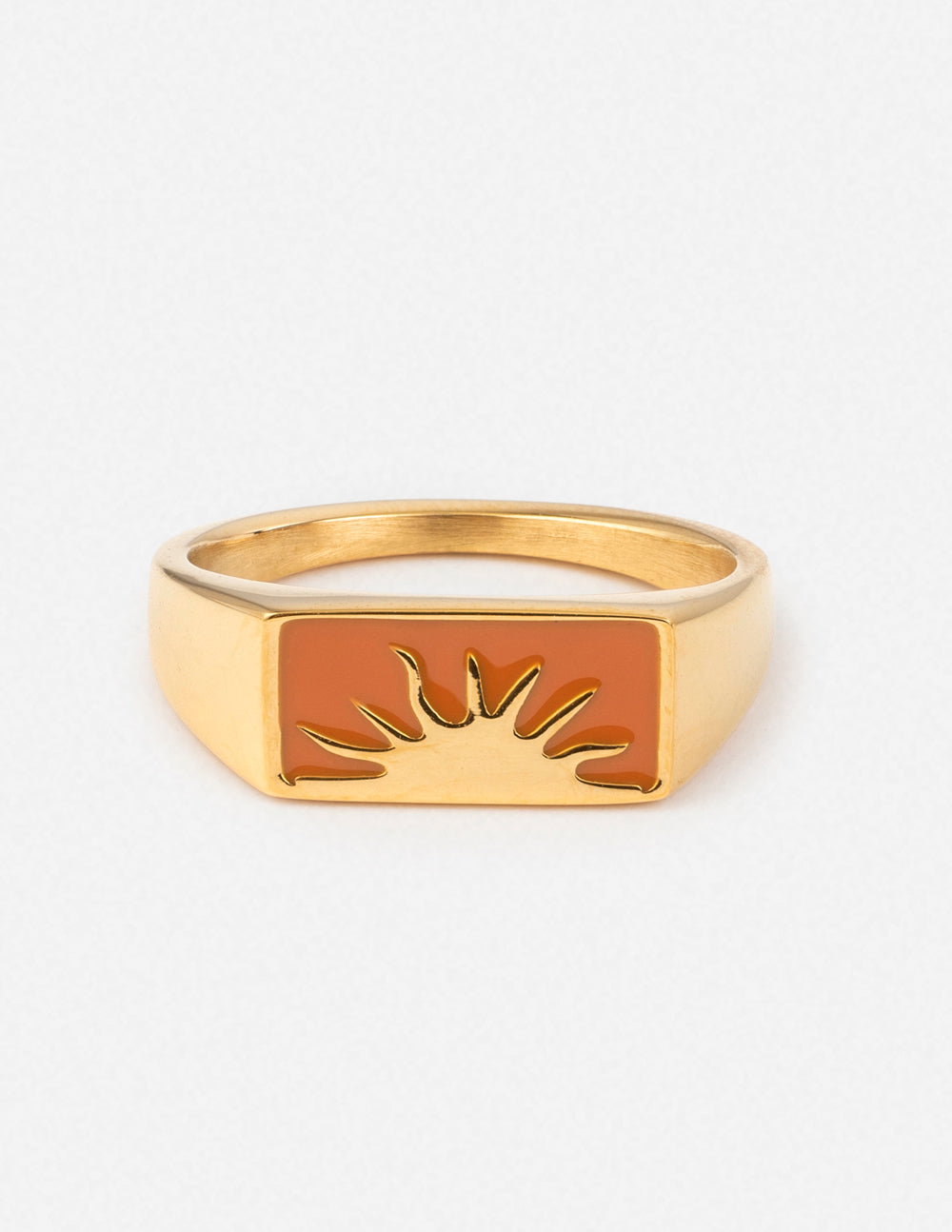 Sunrise Rectangular Signet Ring | Jewelry | Elevated Faith