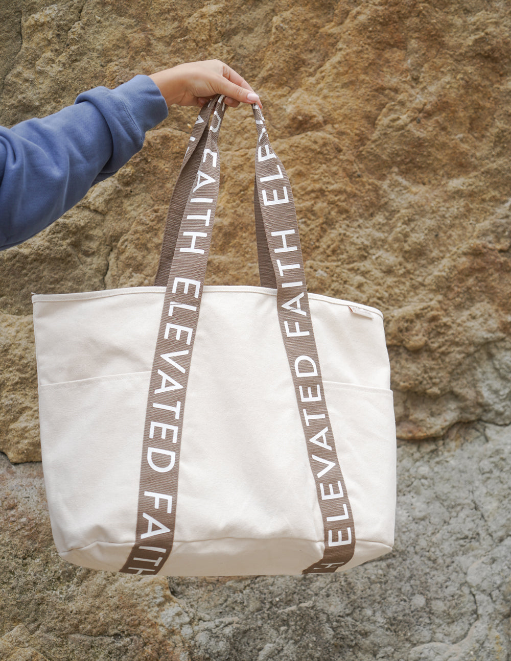 The Large Everyday Tote | Elevated Faith | Christian Accessories