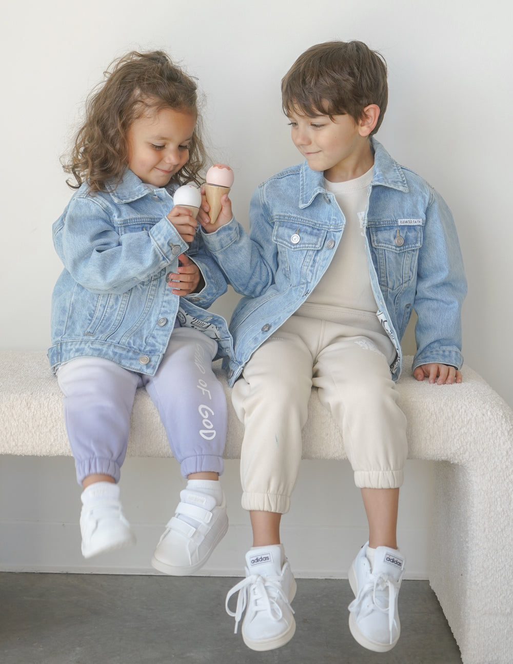 What a Friend in Jesus Kids Denim Jacket | Elevated Faith