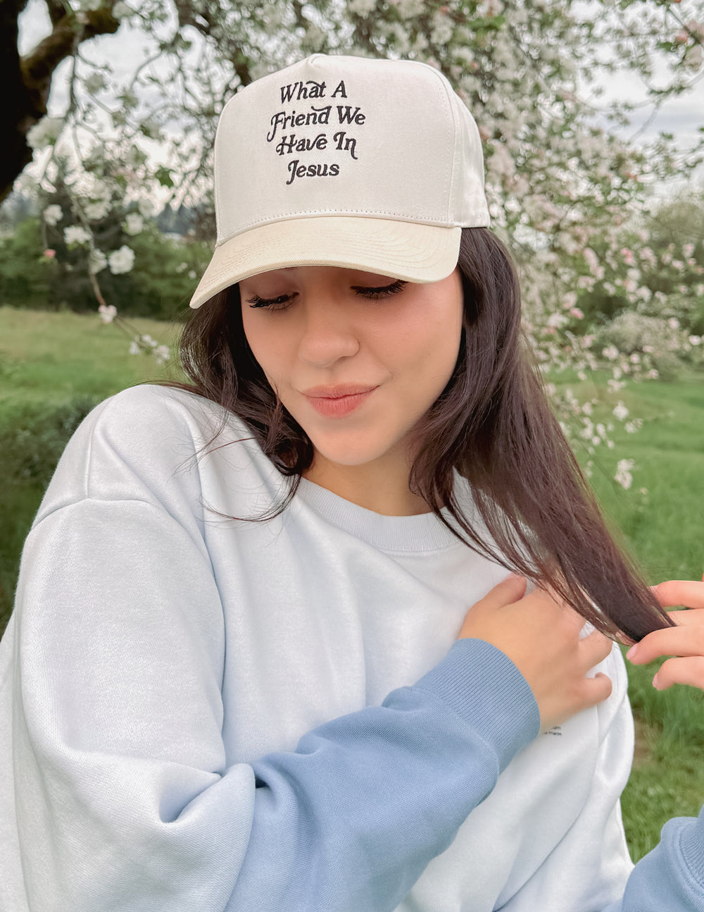 What a Friend in Jesus Trucker Hat | Christian Hats | Elevated Faith