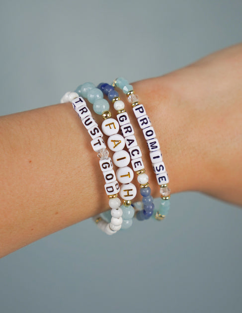 Promise Letter Bracelet | Christian Jewelry | Elevated Faith