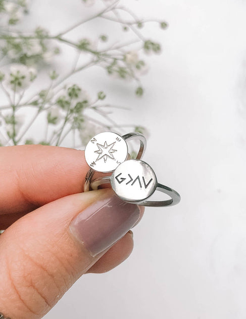 Compass Ring | Christian Rings | Jewelry | Elevated Faith