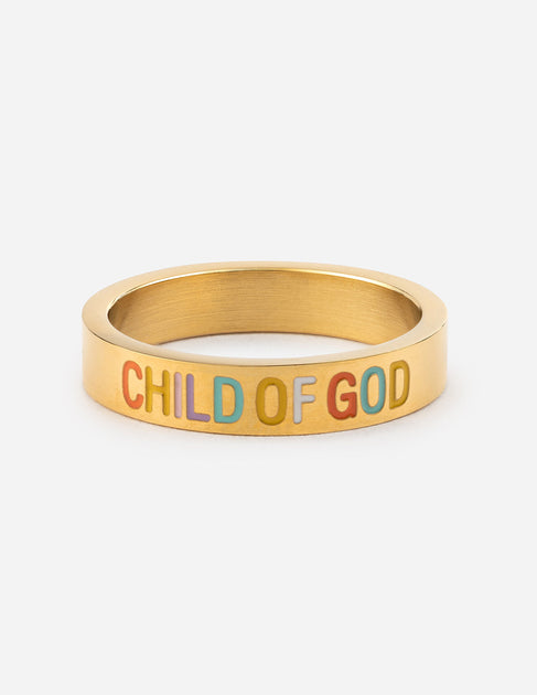 Gold Child of God Ring | Christian Jewelry | Elevated Faith