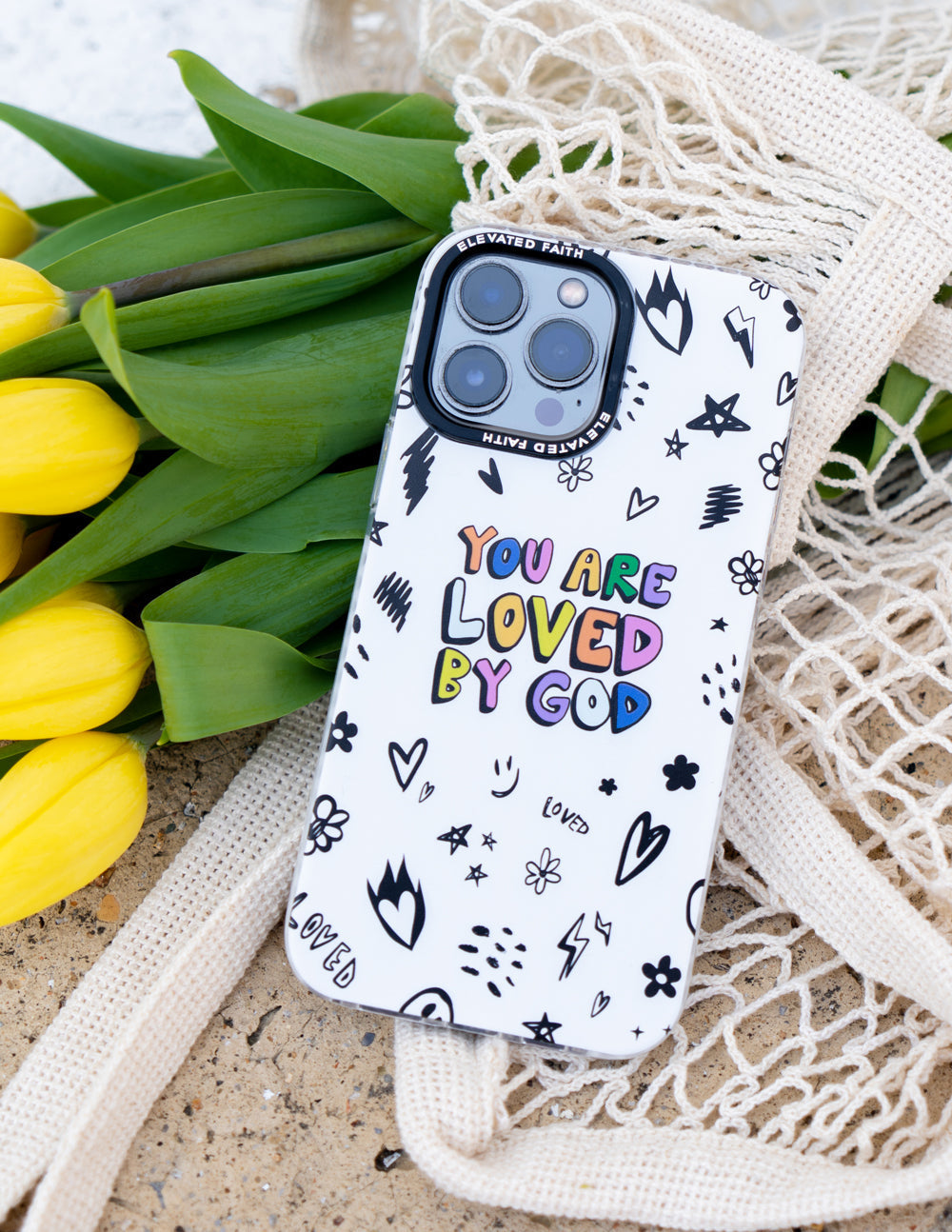 White You Are Loved By God Phone Case | Elevated Faith